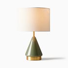 Metalized Glass USB Table Lamp | Modern Light Fixtures | West Elm