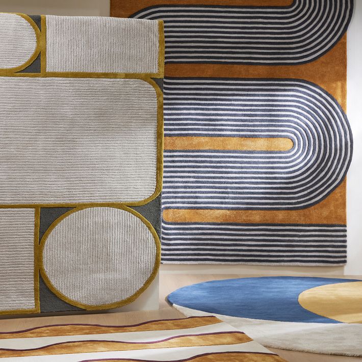 Swoosh Rug | West Elm