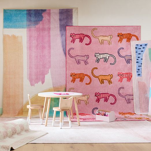 Wildcats Machine Washable Rug | West Elm