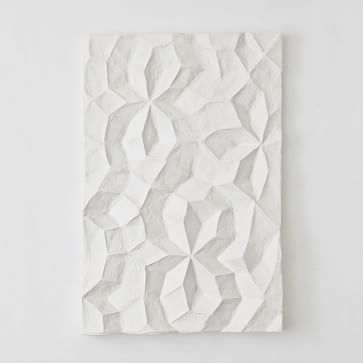 Papier-Mache Geo Panels Dimensional Wall Art | West Elm