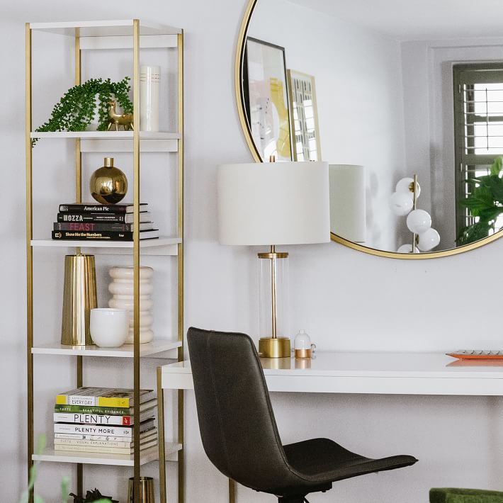 Acrylic Column USB Table Lamp | Modern Lighting | West Elm