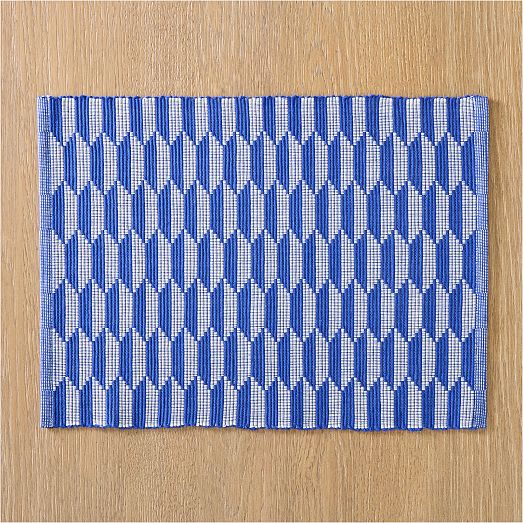 Optic Geo Cotton Placemat Sets | West Elm
