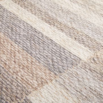 Colorblock Broken Stripe Rug | West Elm