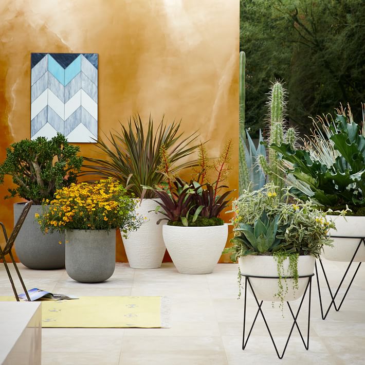 Iris Indoor/Outdoor Planters | West Elm