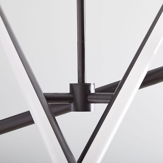 Light Rods LED Chandelier (38") | West Elm