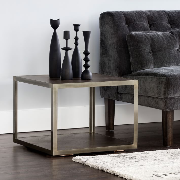 Steel Square Side Table