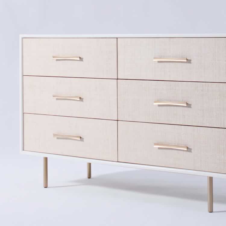 Margot Raffia 6-Drawer Dresser (56") | West Elm