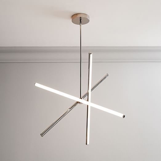 Light Rods LED Chandelier (38") | West Elm