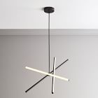 Light Rods LED Chandelier (38") | West Elm