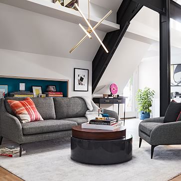 Light Rods LED Chandelier (38") | West Elm