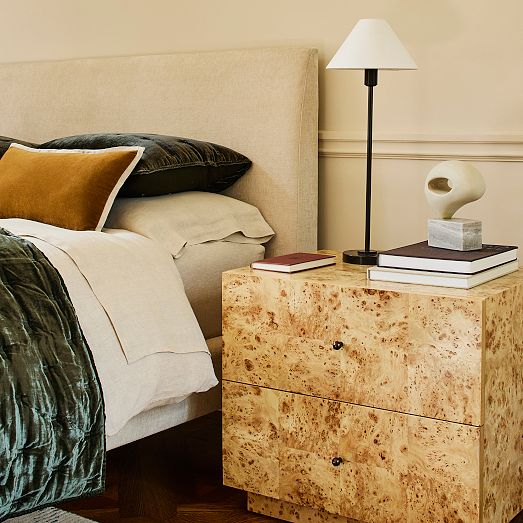 Beatrix Table Lamp (20.5") - Linen Shade | West Elm