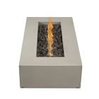 Concrete 56" Low Rectangle Fire Table | West Elm