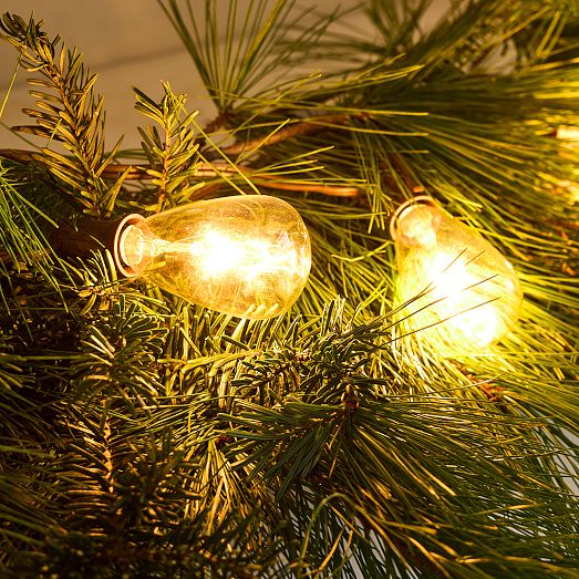 Edison String Lights - Brown | West Elm