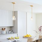 Sculptural Flat Bar Geo Pendant (6"–14") | West Elm