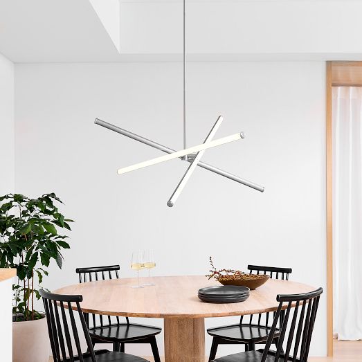 Light Rods LED Semi-Flushmount | West Elm