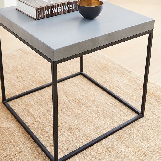 Patrick Cain Designs Oakland Concrete Coffee Table | West Elm