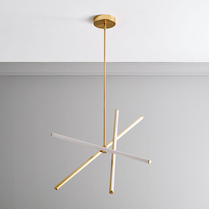 Light Rods LED Semi-Flushmount | West Elm