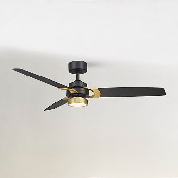 Amped Ceiling Fan with LED Light Kit 52" | West Elm