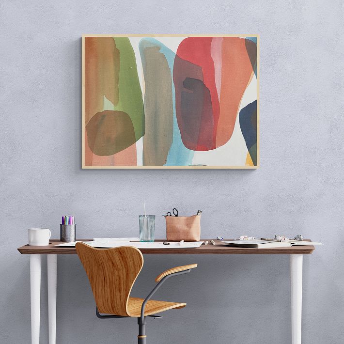 Living Colorfully IV Framed Wall Art by Alexandra Arata | West Elm