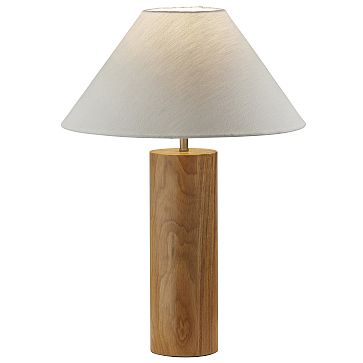 Modern Wood Column Table Lamp | Modern Light Fixtures | West Elm