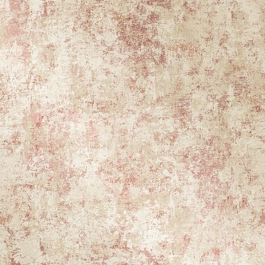 Distressed Gold Leaf Wallpaper | West Elm