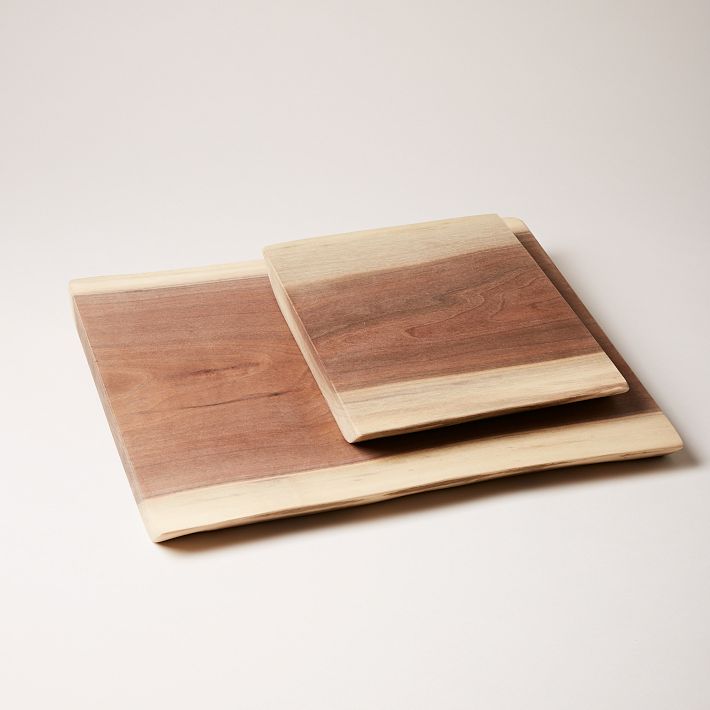 Farmhouse Pottery Live Edge Walnut Board | West Elm
