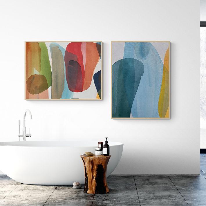 Living Colorfully IV Framed Wall Art by Alexandra Arata | West Elm