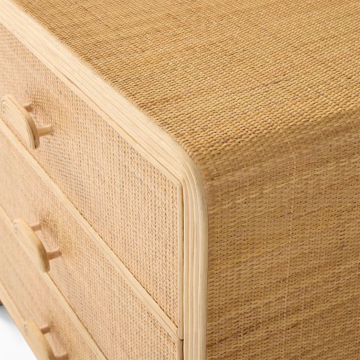Willow Rattan 3-drawer Dresser (37") | West Elm