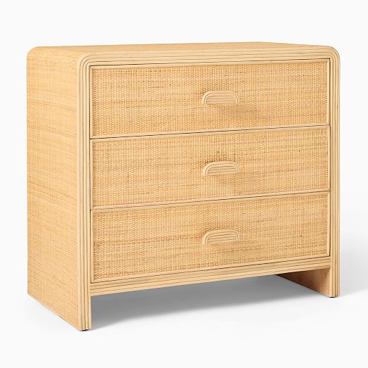 Willow Rattan 3-drawer Dresser (37") | West Elm