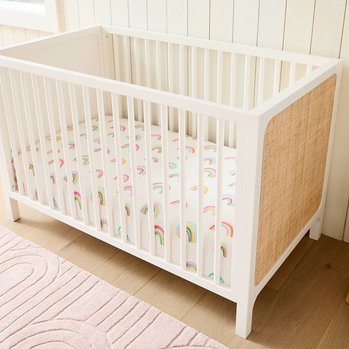 Ida Woven Convertible Crib | West Elm