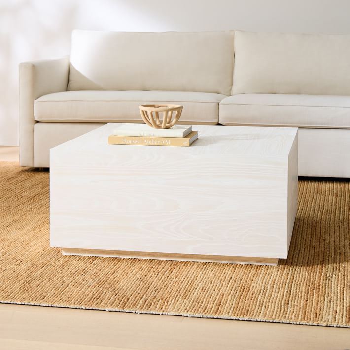 Volume Square Coffee Table (36") - Wood | West Elm