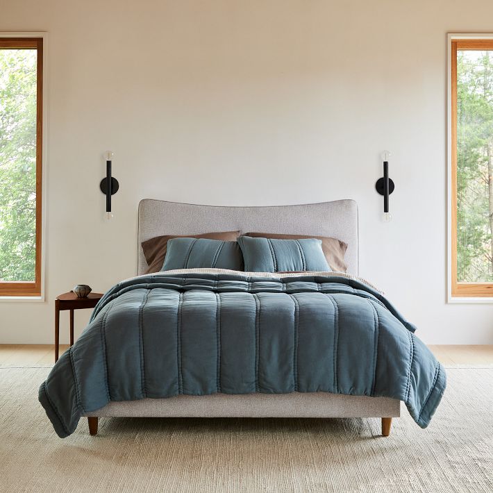 European Flax Linen Comforter & Shams | West Elm