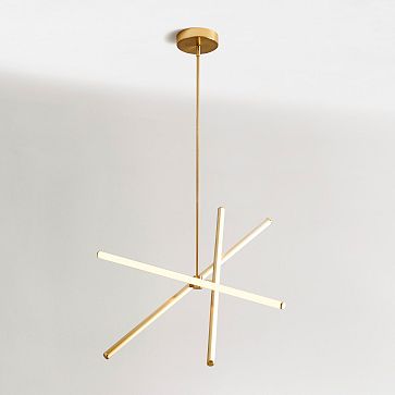 Light Rods LED Semi-Flushmount | West Elm