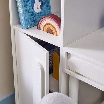 Gemini Desk & Bookshelf Set | West Elm