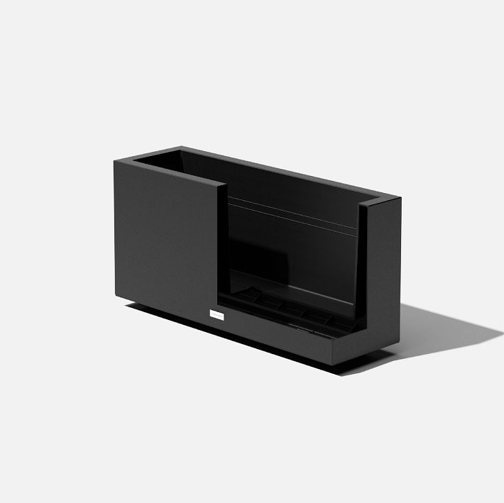 Veradek Block Series Plastic Long Box Indoor/Outdoor Planter | West Elm