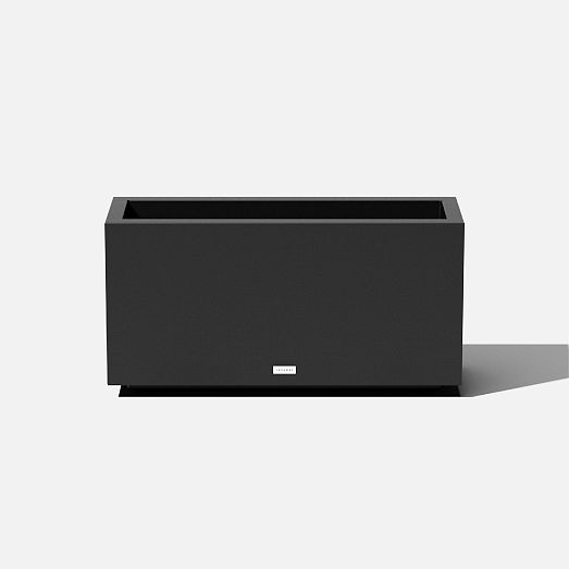 Veradek Block Series Plastic Long Box Indoor/Outdoor Planter | West Elm