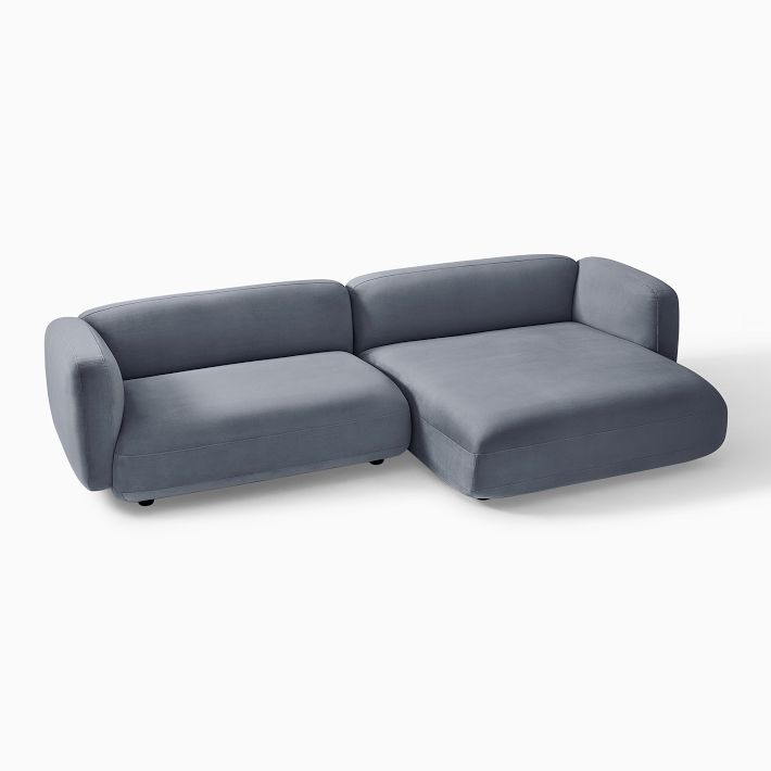 Osborn 2-Piece Double Wide Chaise Sectional (121") | West Elm