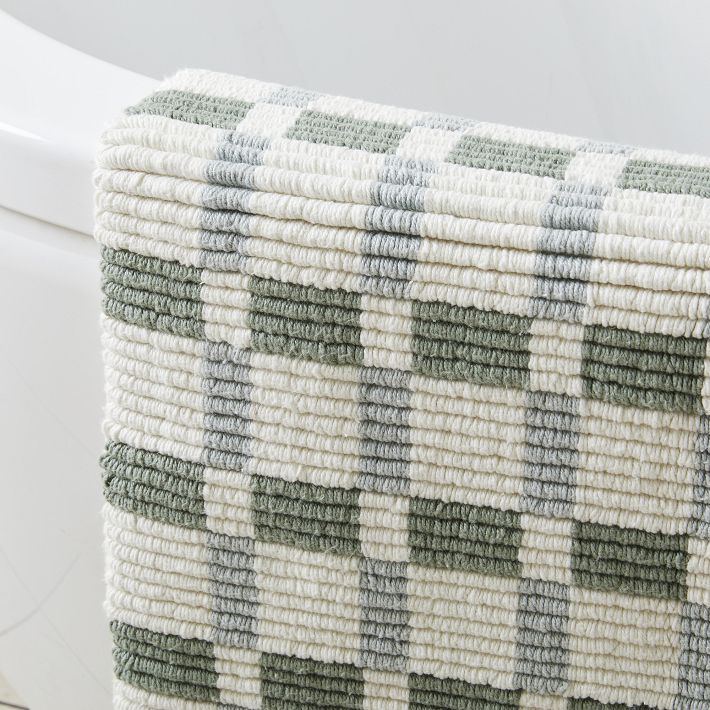 Square Ribbed Bath Mat | West Elm