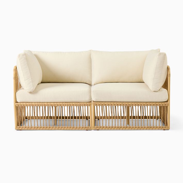 Tulum Outdoor 2-Piece Modular Sofa (68") | West Elm