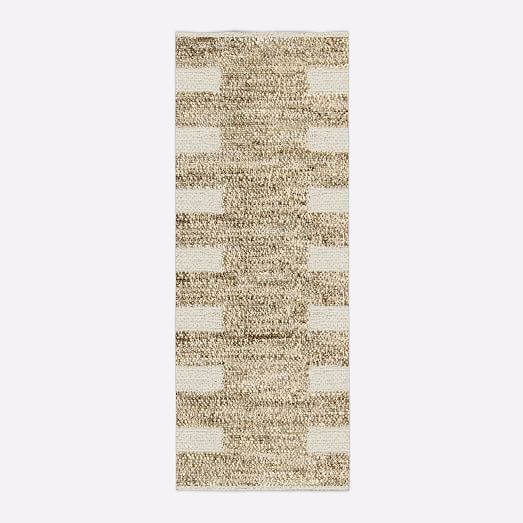 Side Stripe Jute Rug | West Elm