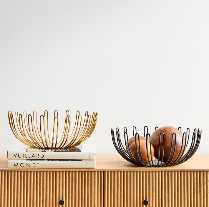 Metal Wave Bowls | West Elm