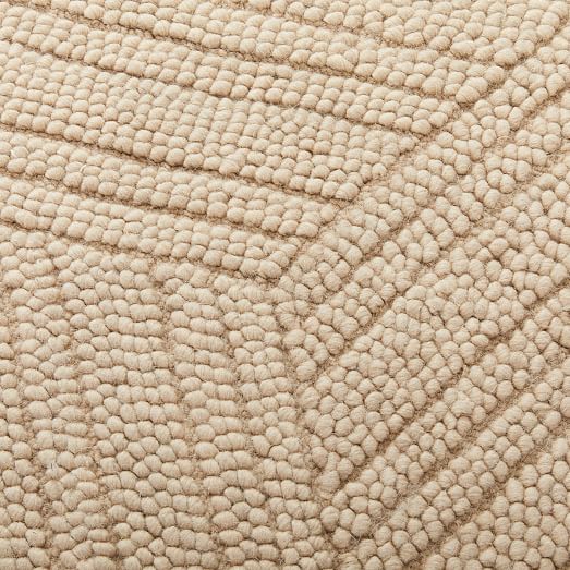 Textured Hexagon Rug | West Elm