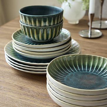 Suvi Stoneware Dinnerware (Set of 16) | West Elm