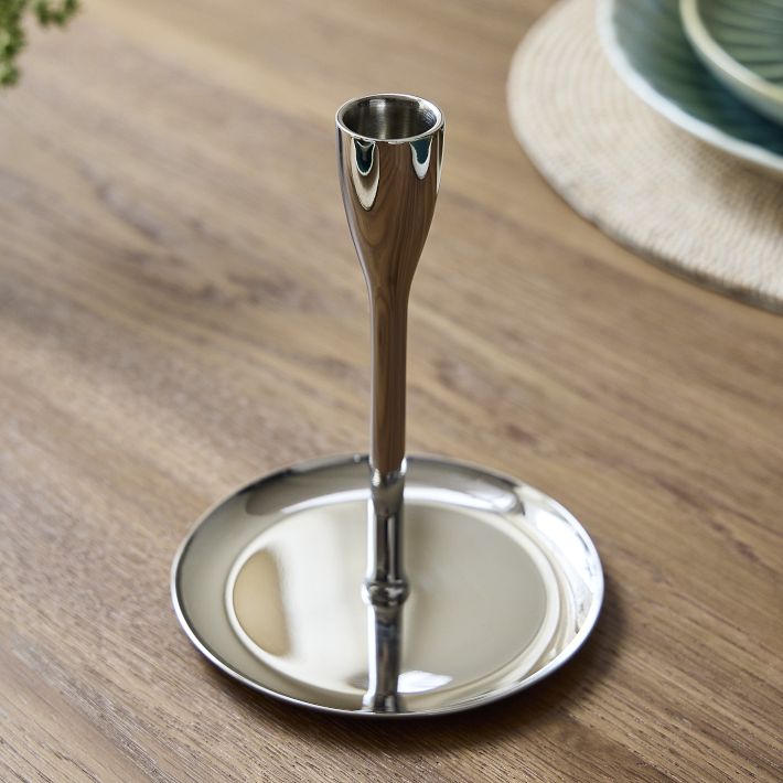 Kuba Metal Taper Holders | West Elm