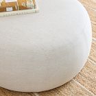 Cobble Round Ottoman - Large | West Elm