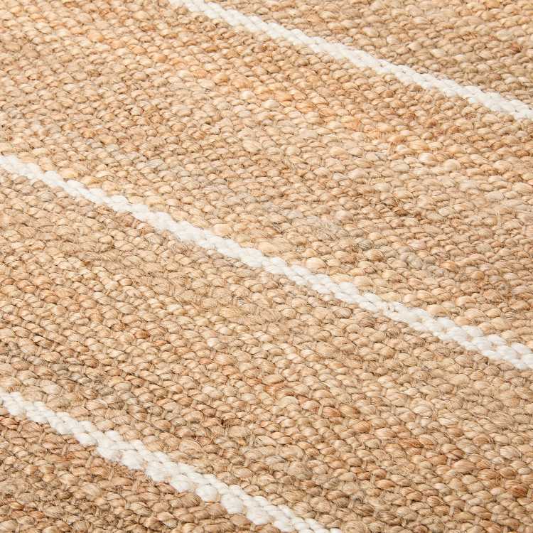 Graduated Stripe Jute Rug | West Elm