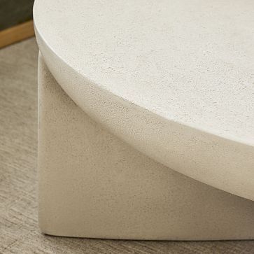 Monti Lava Stone Coffee Table | Modern Living Room Furniture | West Elm