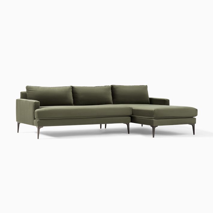 Andes Chaise Sectional Sofa With Chaise West Elm