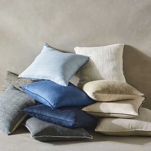 Classic Linen Pillow Cover | West Elm