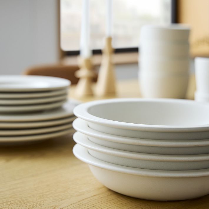 Lucia Wide Rim Dinnerware (Set of 16) | West Elm